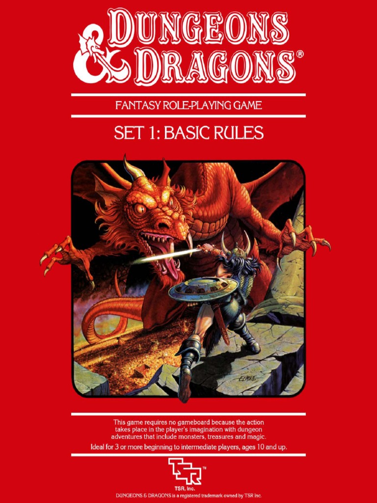 Set 1 - Basic Rules Box Set | PDF | Dungeons & Dragons | Tsr, Inc.