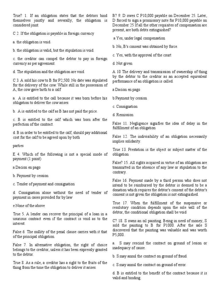 Obl Icon | PDF | Law Of Obligations | Damages