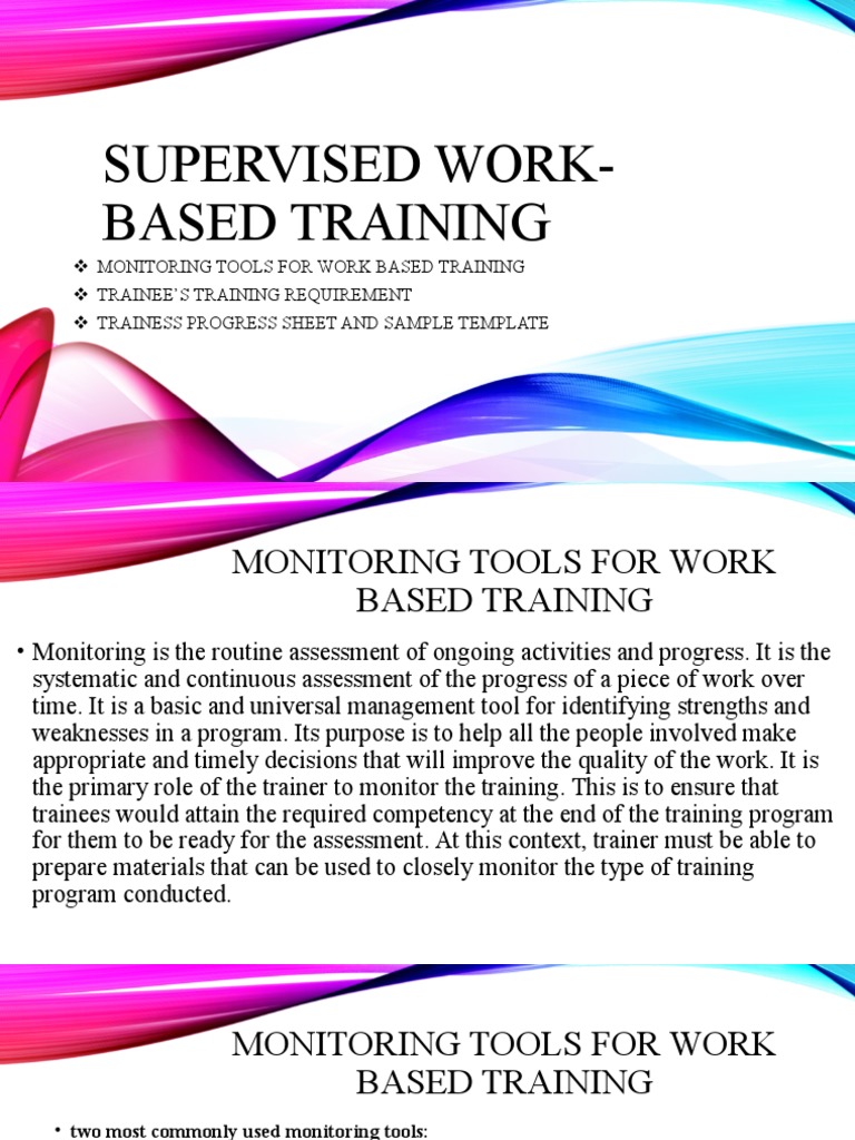 Supervised Work-Based Training | PDF | Competence (Human Resources ...