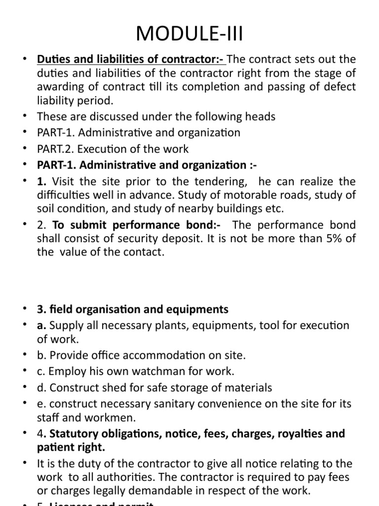 Contractor duties and architect responsibilities in construction ...