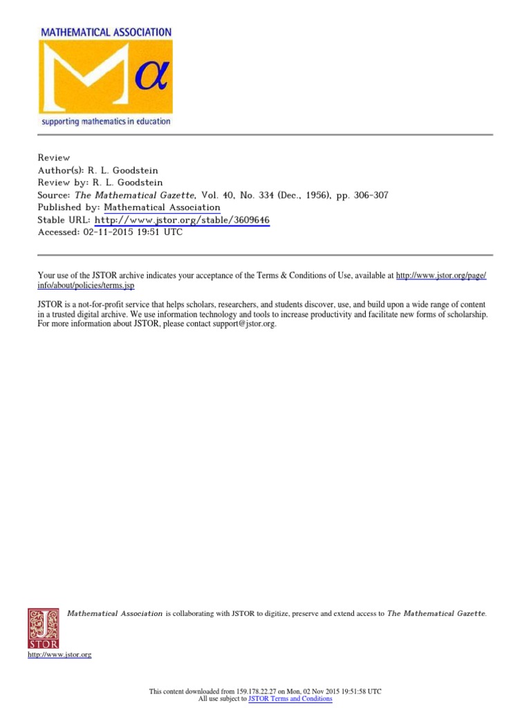Quadling's Mathematical Analysis (Review) | PDF | Integral | Derivative
