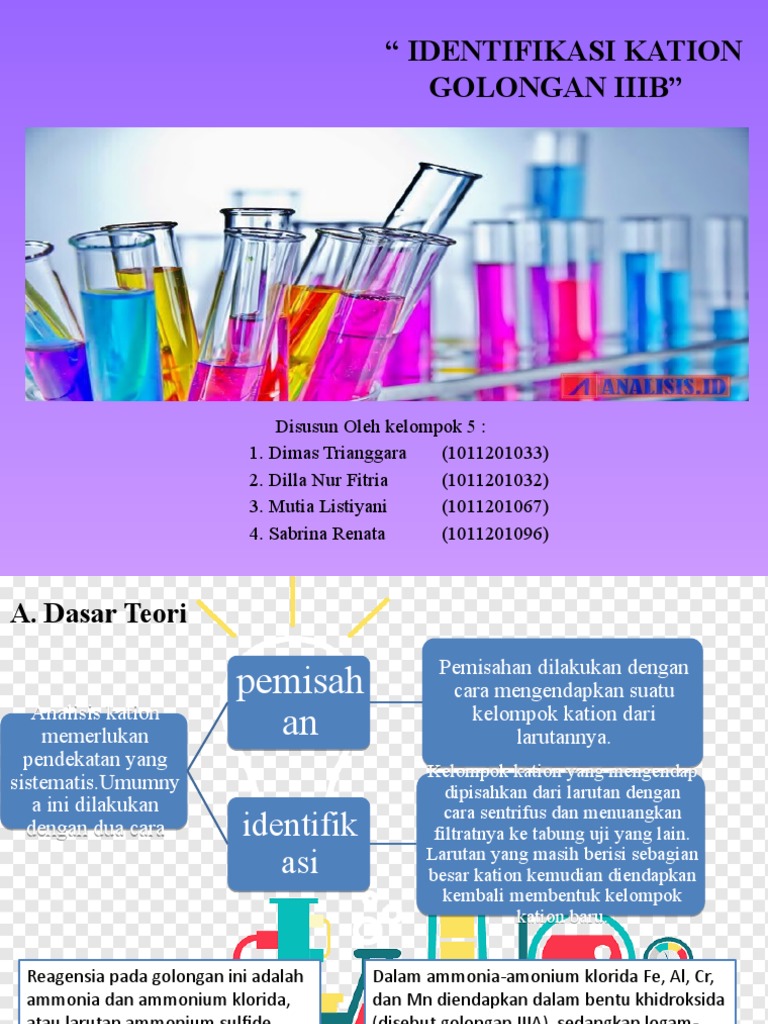 IDENTIFIKASI KATION GOLONGAN IIIB (Kel.5) | PDF