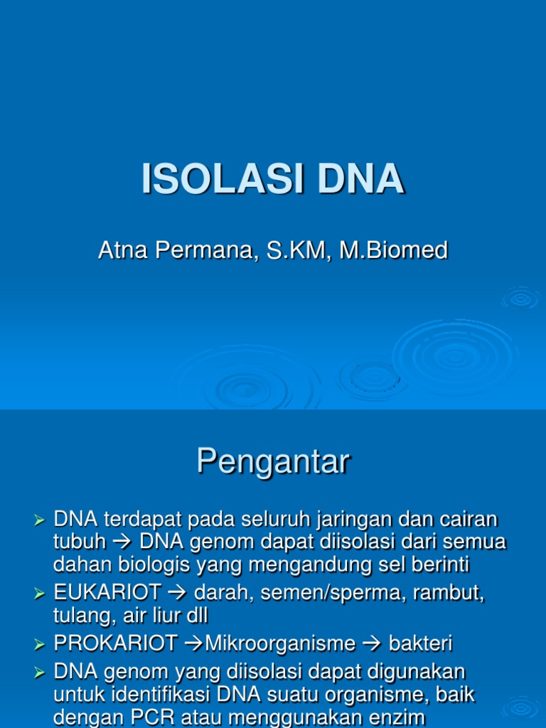 Isolasi Dna-7 | PDF | Sains & Matematika