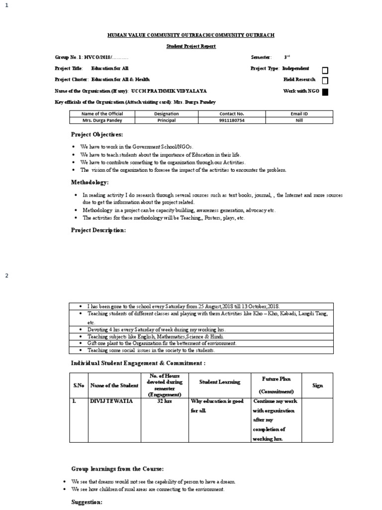 Booklet HVCO | PDF | Human Nature | Further Education