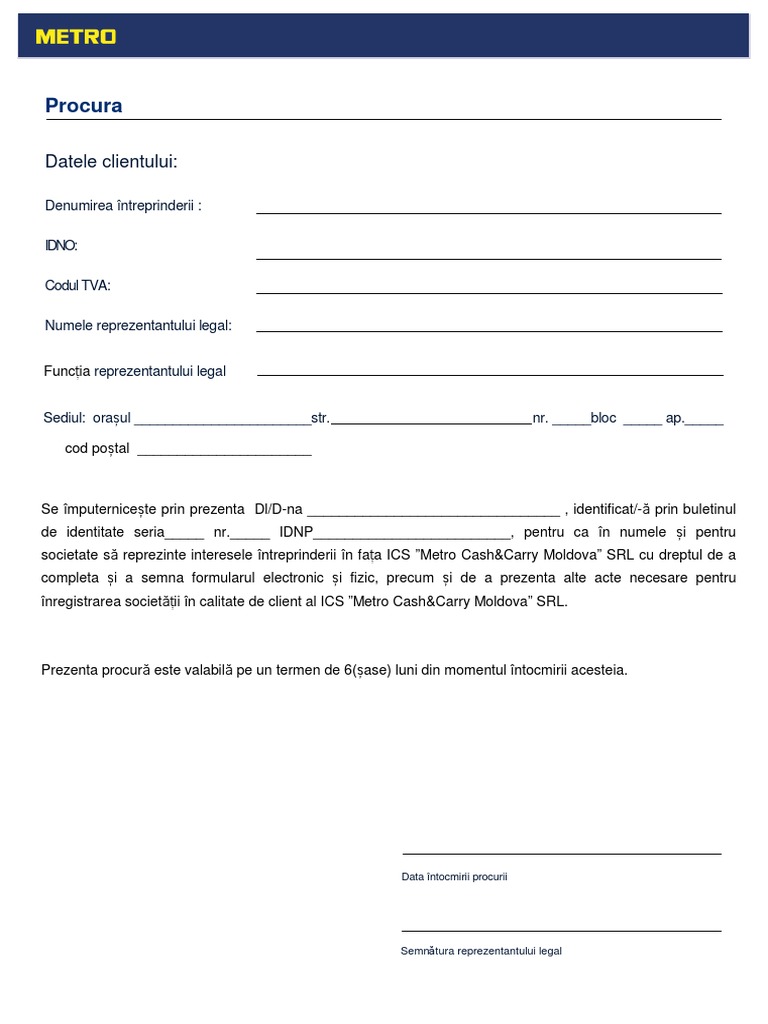 Model de Procură | PDF