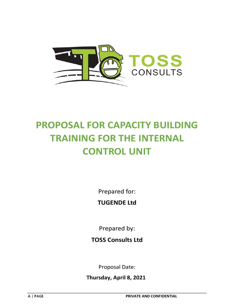 Proposal - Capacity Building Training For The Internal Control Unit | PDF
