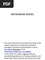 Albert Mehrabian's Communications Model | PDF | Communication ...