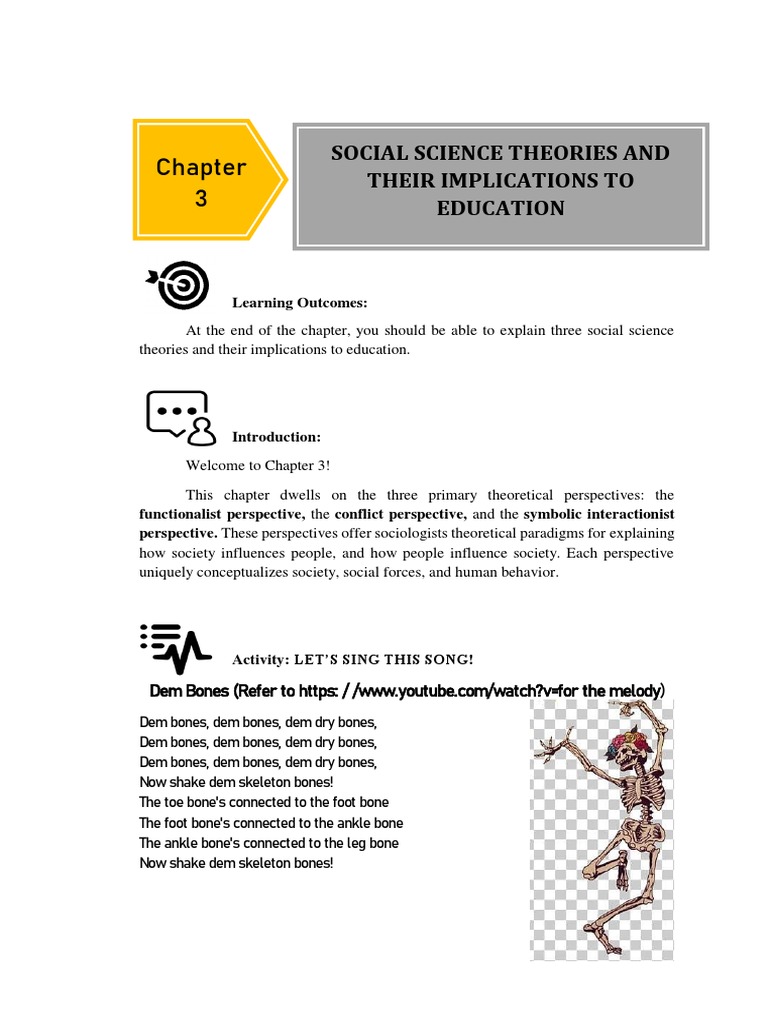 Social Science Theories and Their Implications To Education: Learning ...