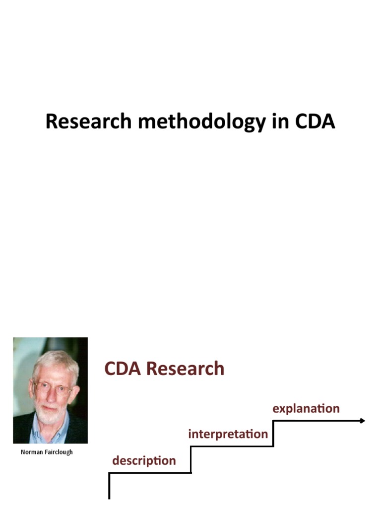 CDA Research Methodology Explained | PDF | Discourse | Intertextuality