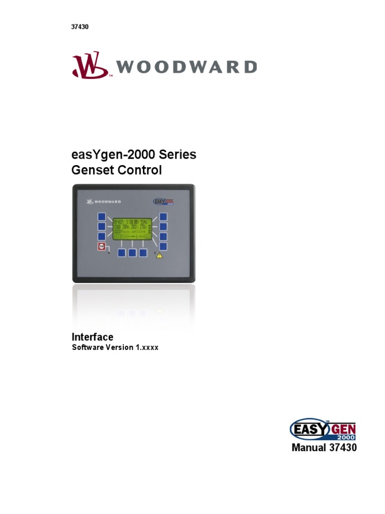 Woodward Easygen 2000 | PDF | Network Protocols | Computer Engineering