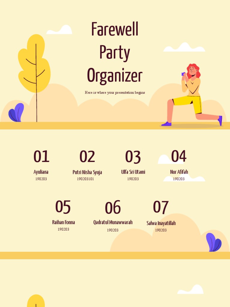 Farewell Party Organizer: Here Is Where Your Presentation Begins | PDF ...