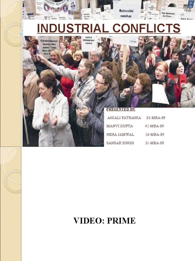 Industrial Conflicts | PDF | Strike Action | Trade Union