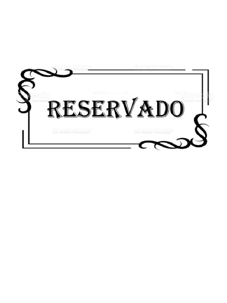 Reservado | PDF