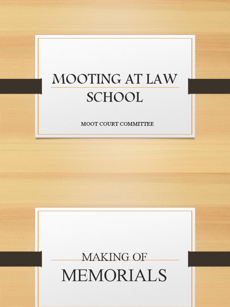 Guidelines for Drafting Memorials and Preparing for Moot Court ...