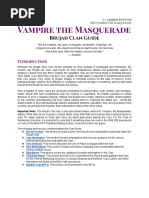 VTM 5E Quick Reference Guide | PDF | Tabletop Games