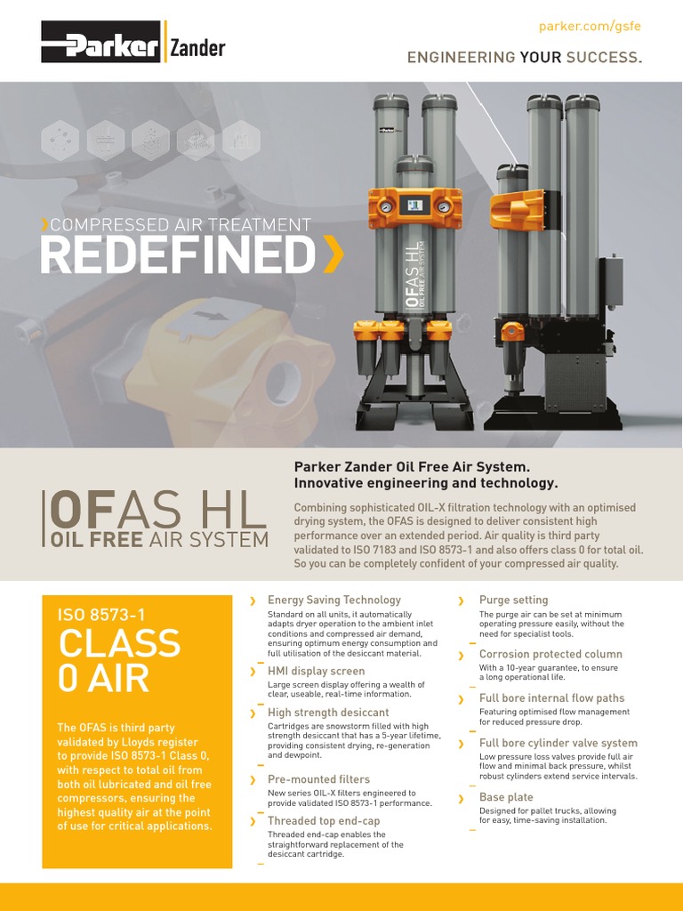 Class 0 Air: Parker Zander Oil Free Air System. Innovative Engineering ...