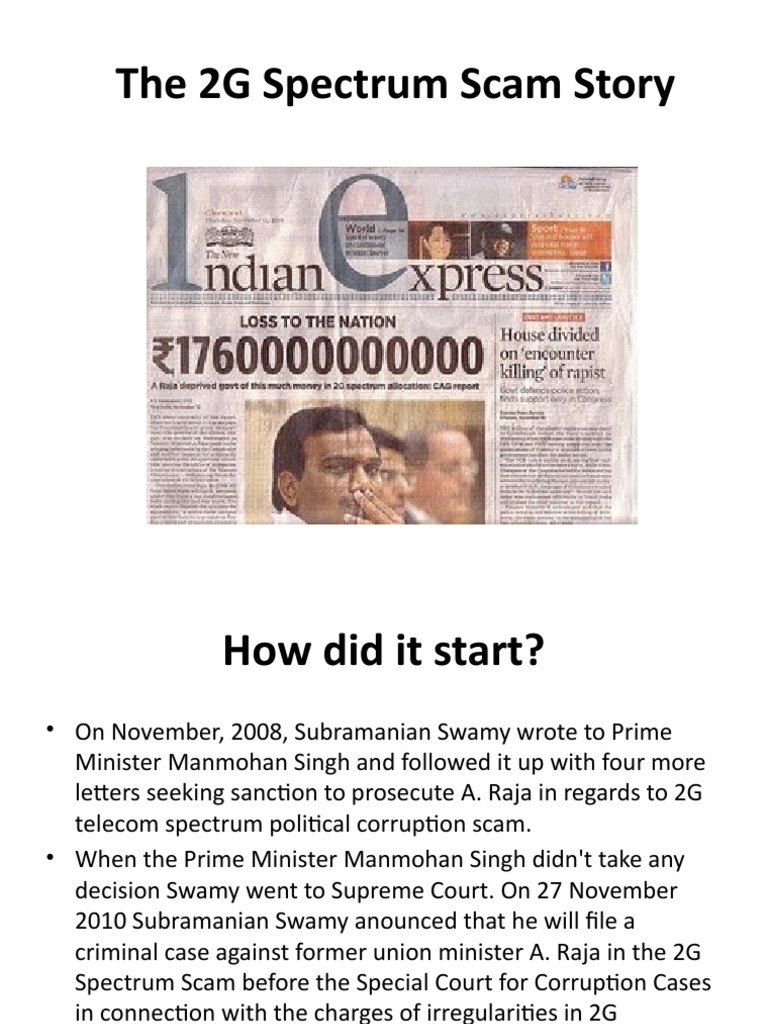 The 2G Spectrum Scam Story | PDF