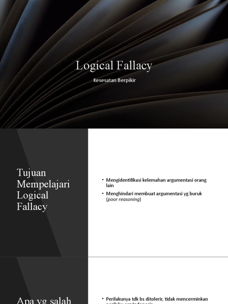 Logical Fallacy | PDF