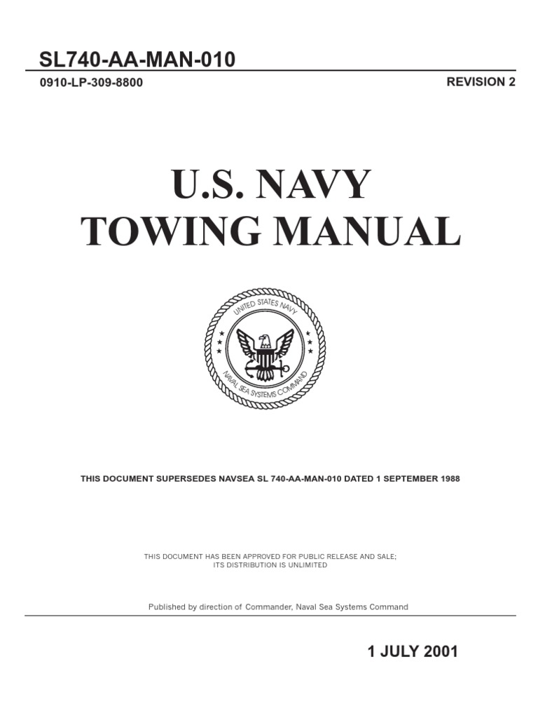 The Revised U.S. Navy Towing Manual: A Comprehensive Guide to Naval ...