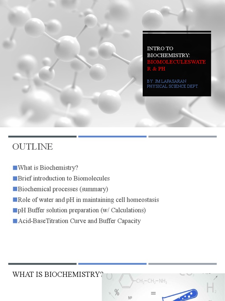 M1-M6 Biochem Lab | PDF | Buffer Solution | Cell Signaling