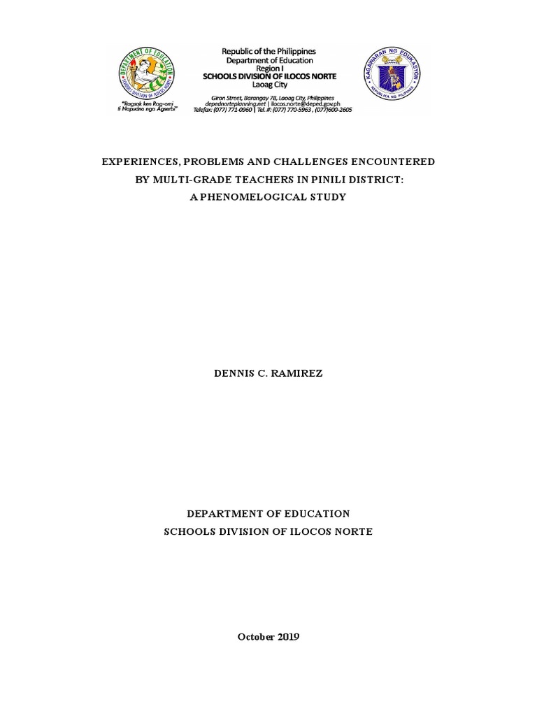 Basic Research Proposal | PDF | Teachers | Curriculum