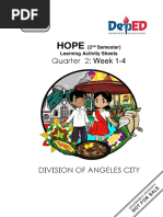 Hope 1 Quarter 2 Modules 1 7 | PDF | Physical Fitness | Human Nature