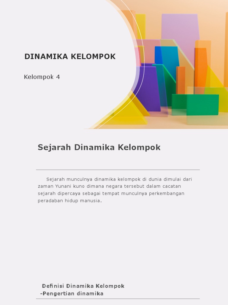 DINAMIKA KELOMPOK | PDF