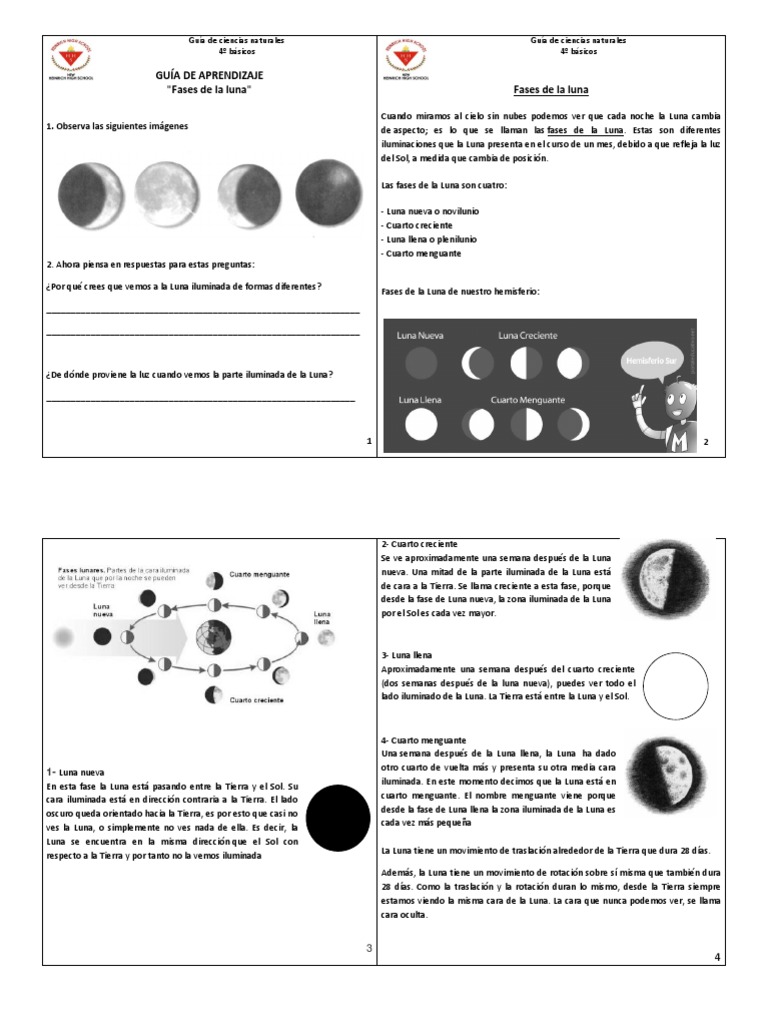 Fases de la Luna y sus Eclipses | PDF | Eclipse | Luna