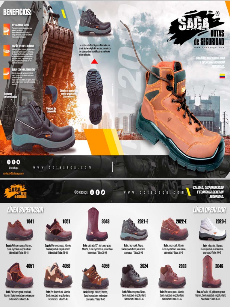 Catalogo Botas Saga | PDF