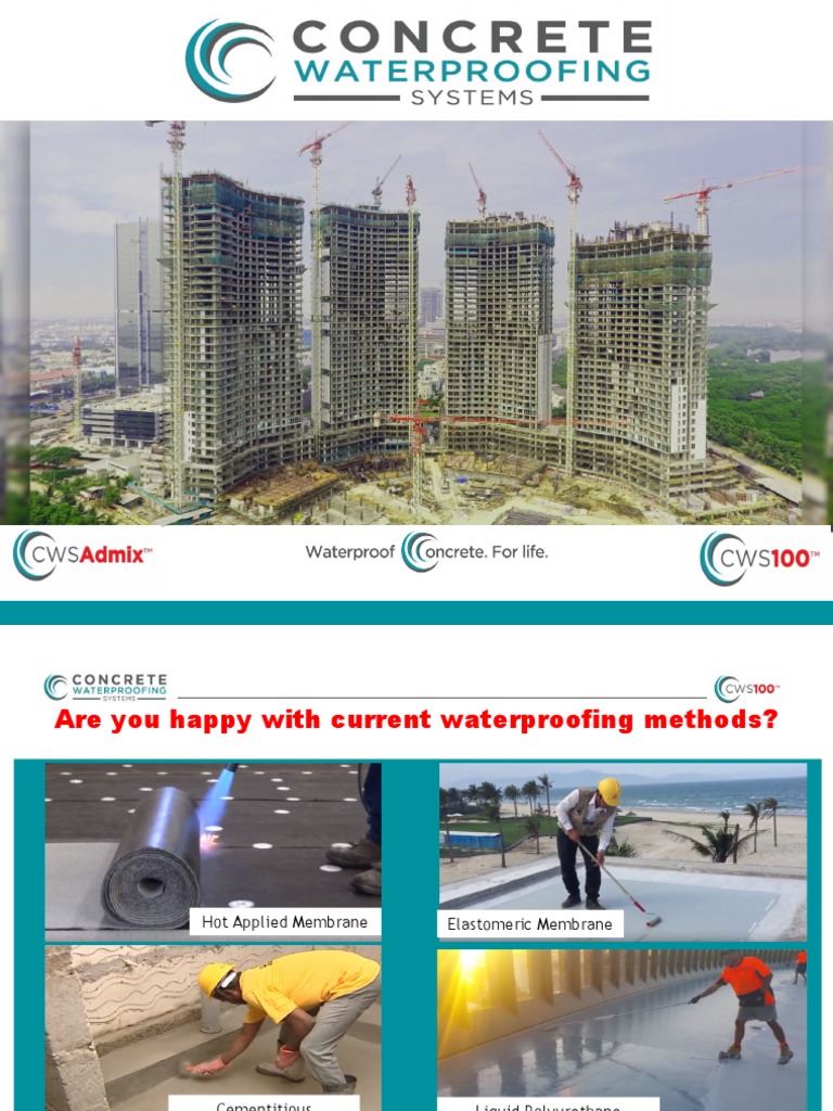 CWS100 Presentation | PDF | Concrete | Building Engineering