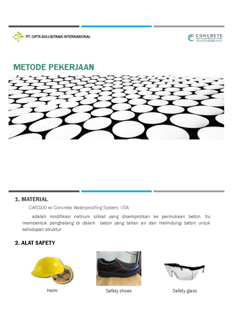 Metode Kerja CWS 100 | PDF