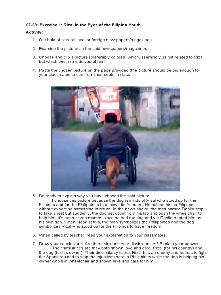 Rizal Project | PDF | Self Concept | Self Esteem