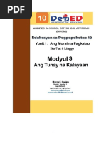 EsP10 - Q2 - Mod1 - Ang Pagkukusa Sa Makataong Kilos - V3 | PDF