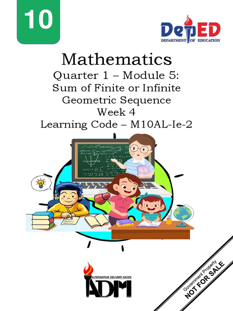 Mathematics: Quarter 1 - Module 5 | PDF | Sequence | Summation