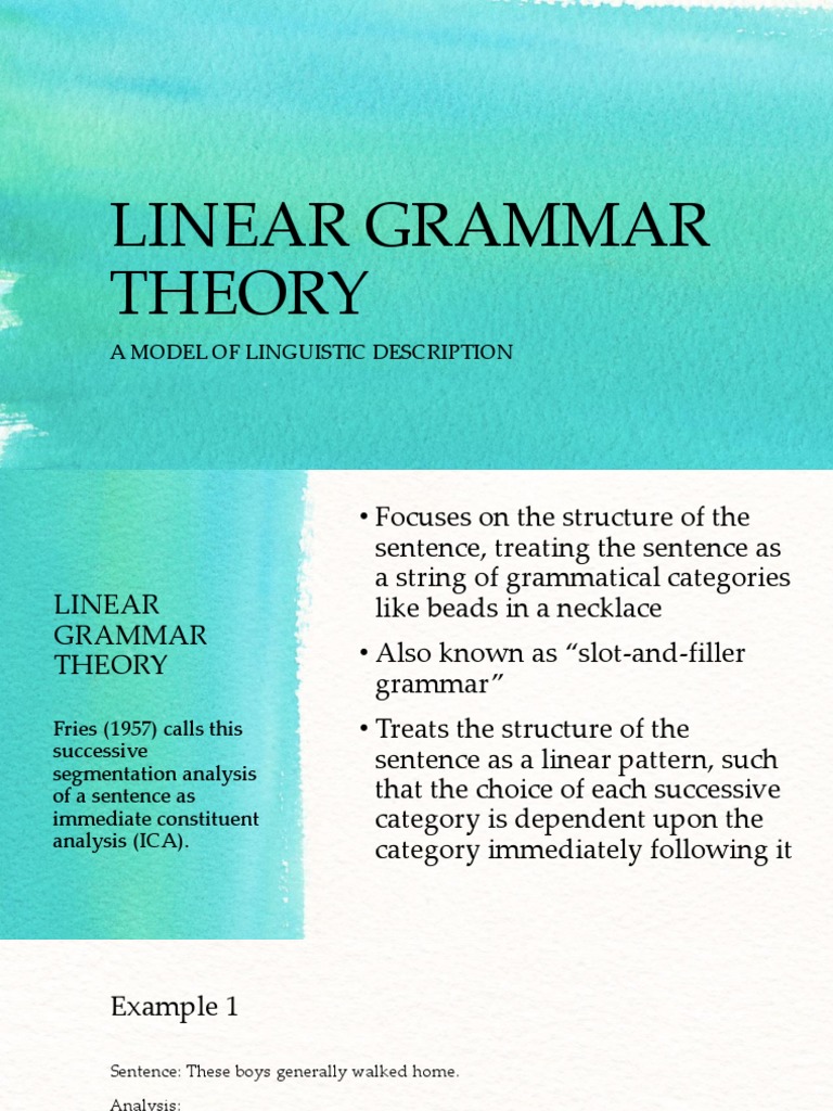 Right Linear Grammar Explained | PDF