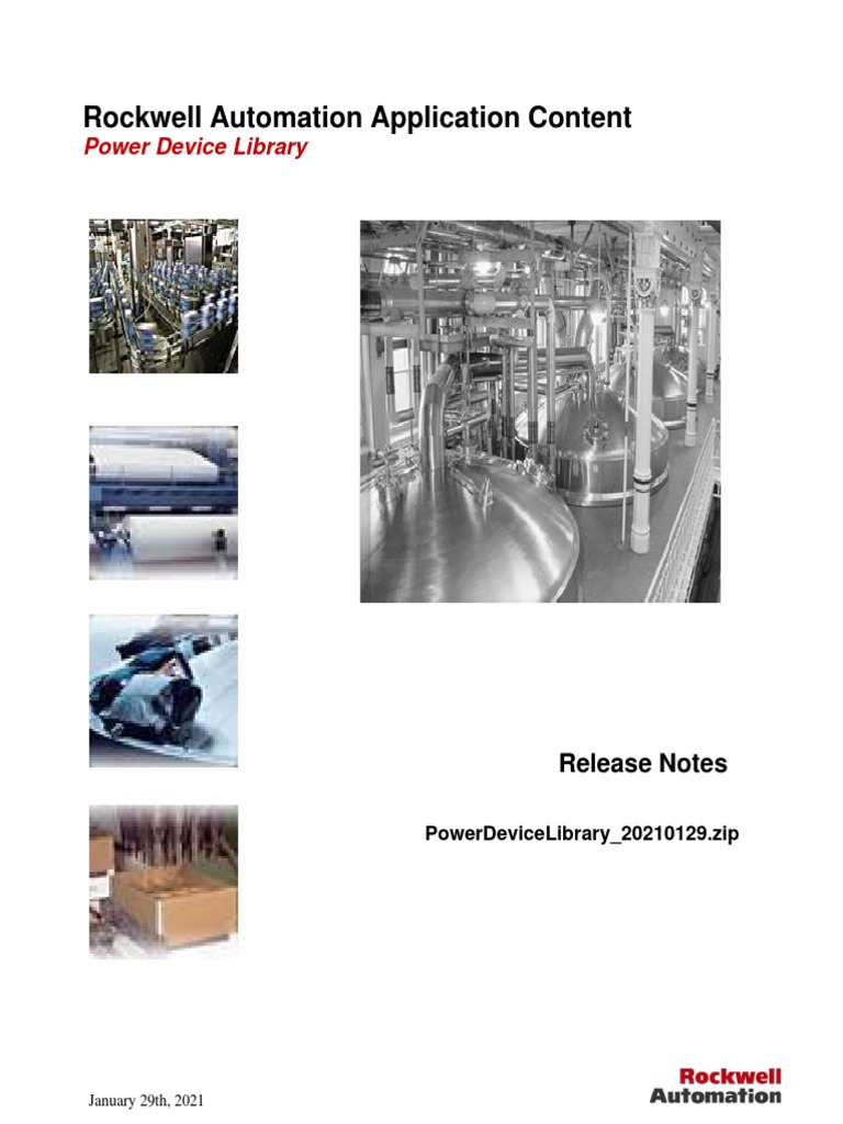 Rockwell Automation Application Content: Power Device Library | PDF ...