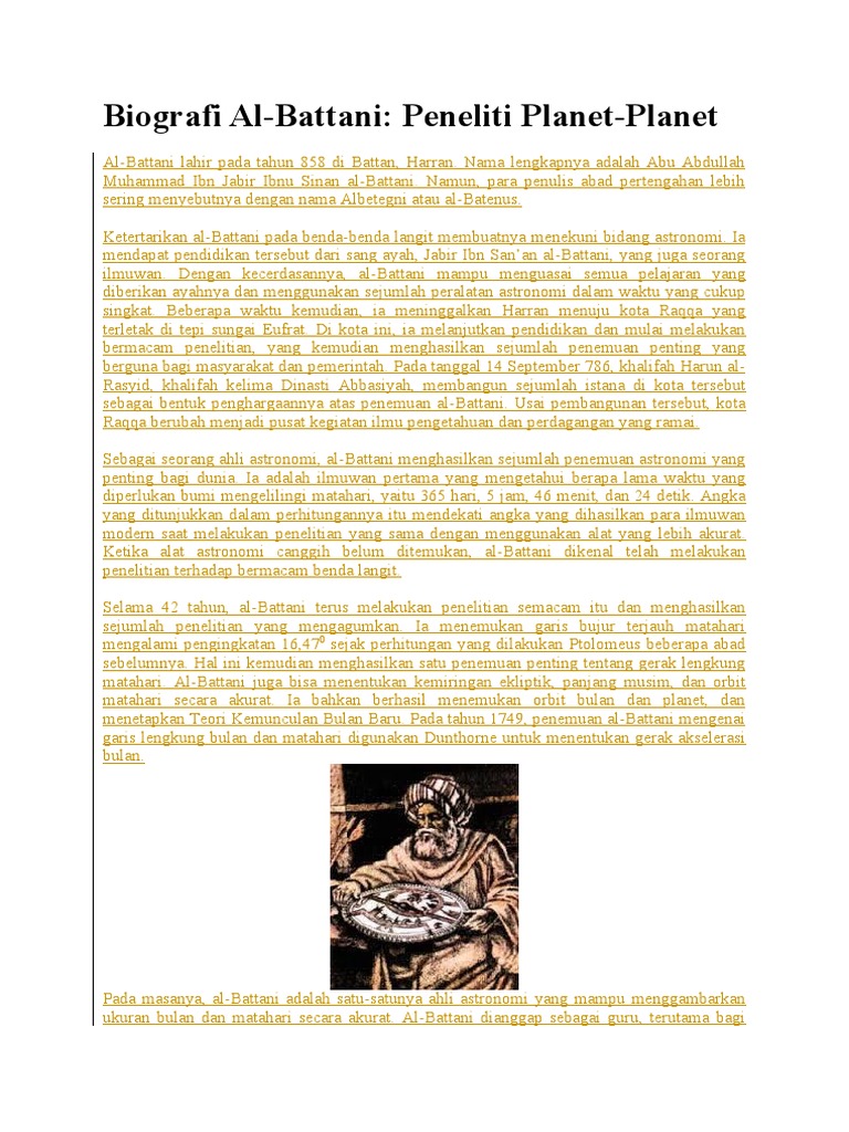 Al Battani | PDF