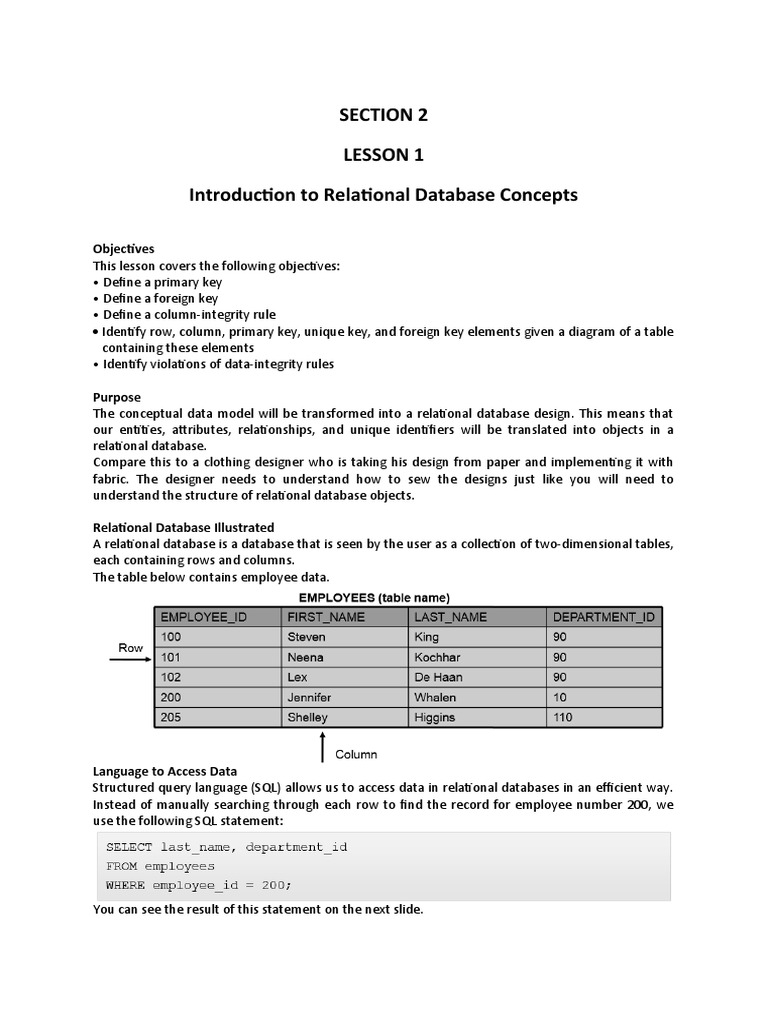 Relational Database Concepts Guide | PDF | Relational Database | Conceptual Model