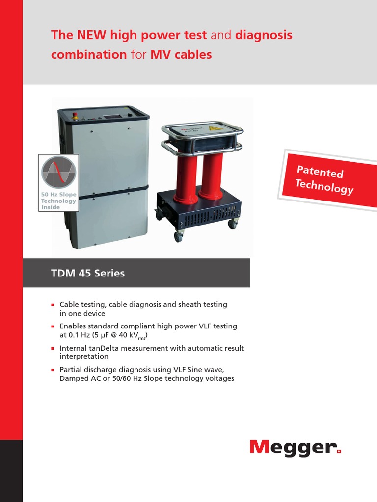 The NEW High Power Test and Diagnosis Combination For MV Cables | PDF ...
