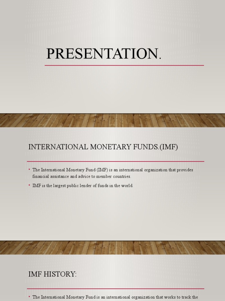 An Overview of the History, Objectives, Functions and Governance Structure of the International ...