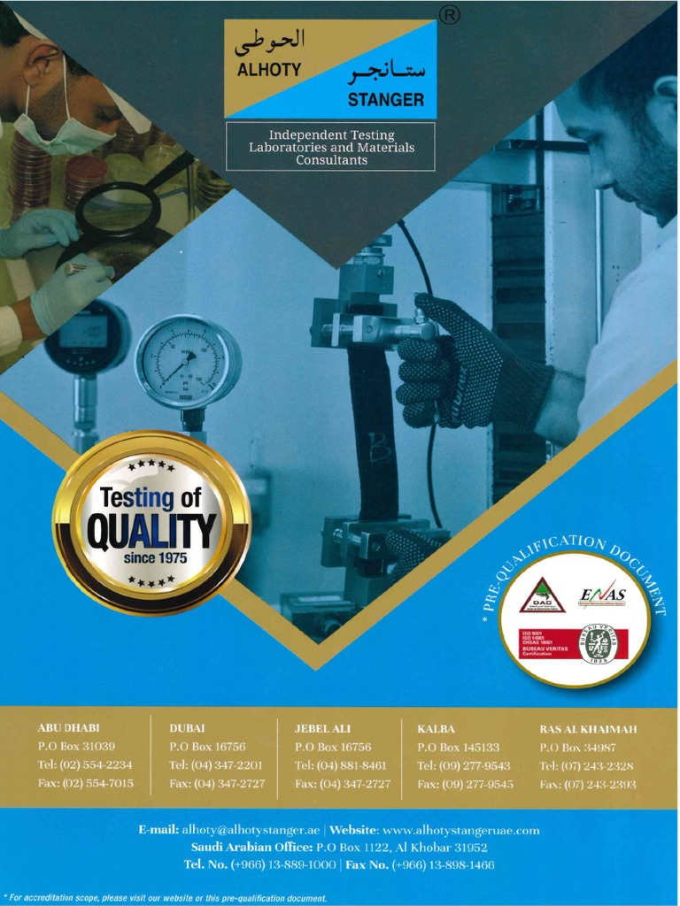 Non Destructive Testing Facility | PDF | Nondestructive Testing ...