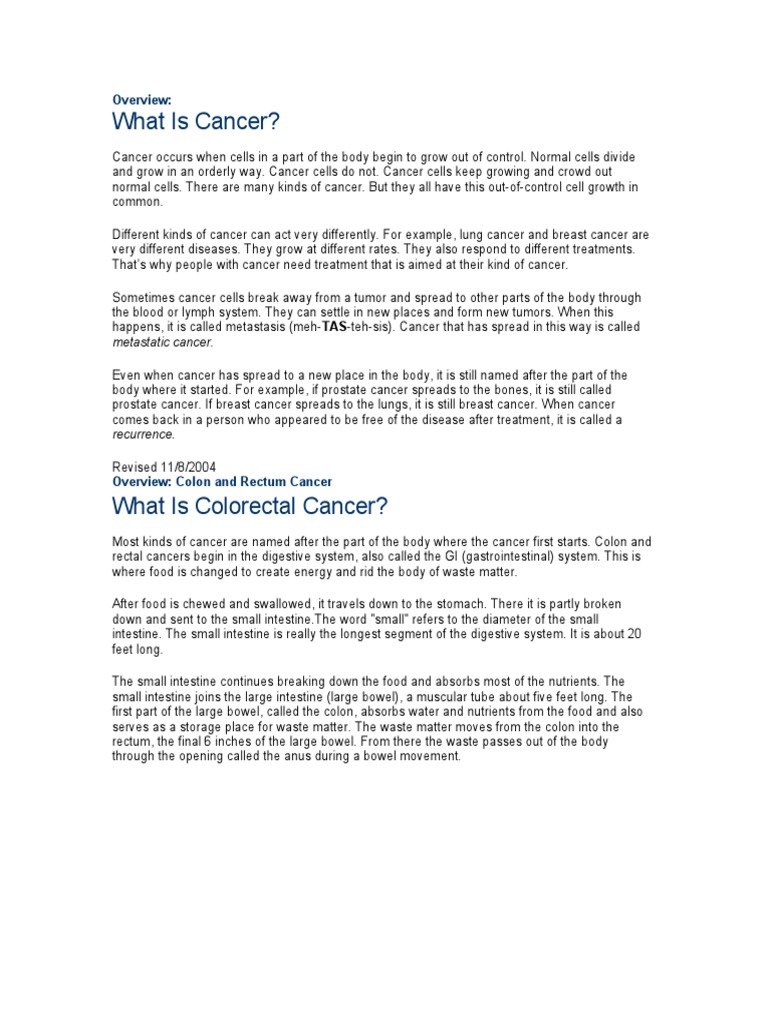 Ca Recti | Download Free PDF | Colorectal Cancer | Colonoscopy