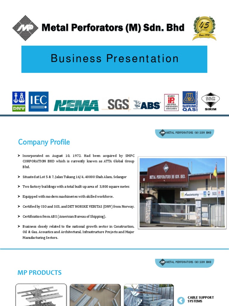 MPM Profile | PDF | Malaysia | Sheet Metal