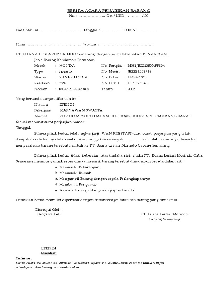 5 Ba Penarikan Barang | PDF