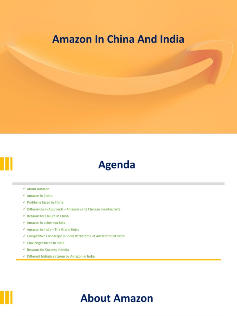 Amazon's Journey in China and India | PDF | Alibaba Group | E Commerce