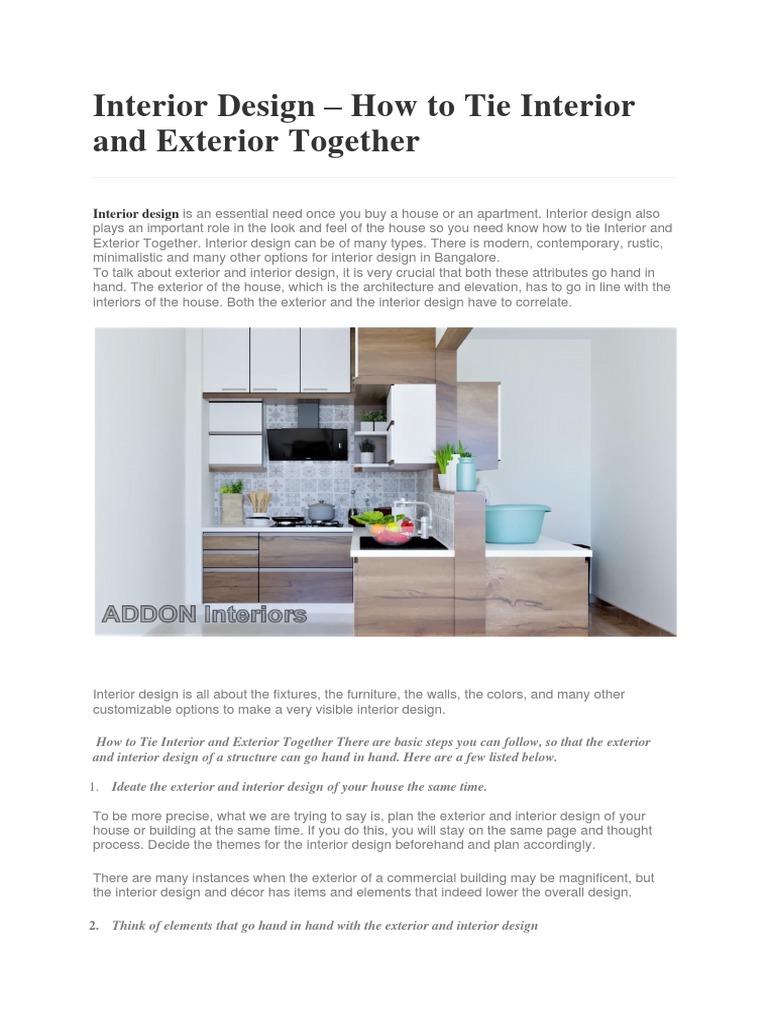 Interior Design | PDF | Art