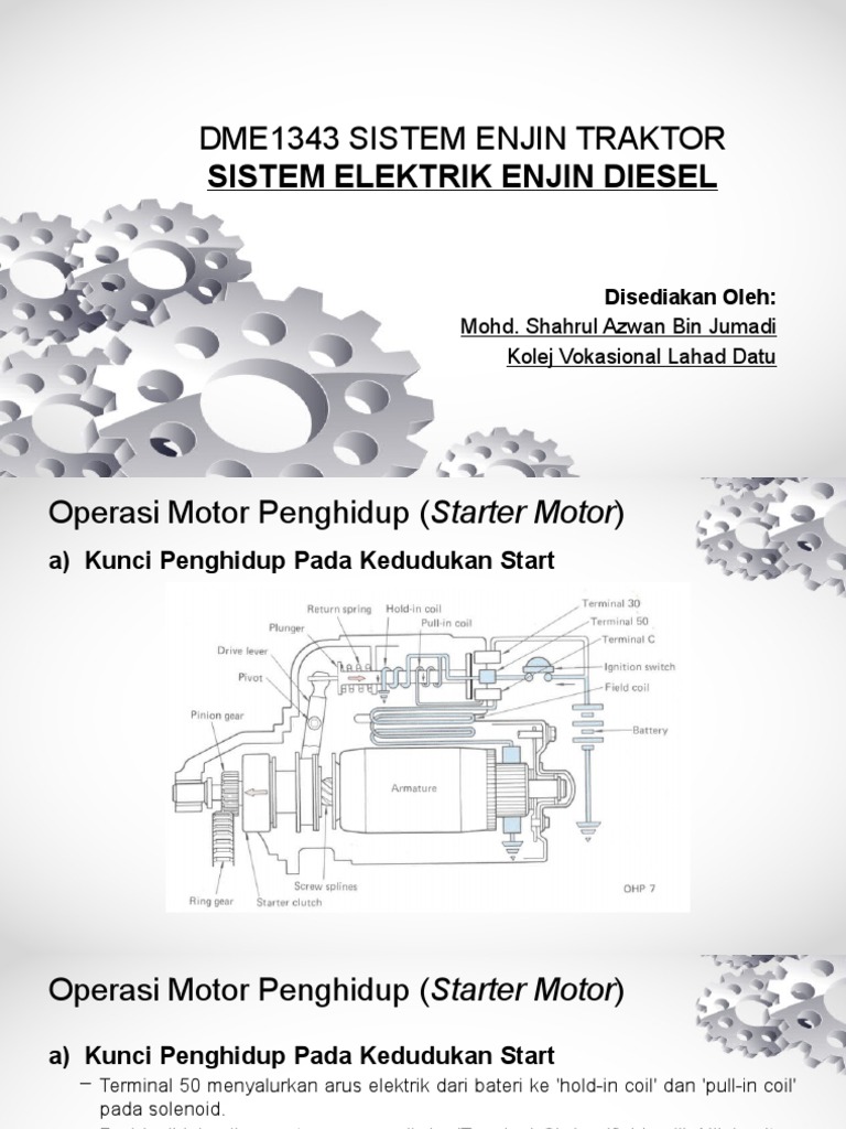 Slide 5 - Operasi Motor Penghidup | PDF
