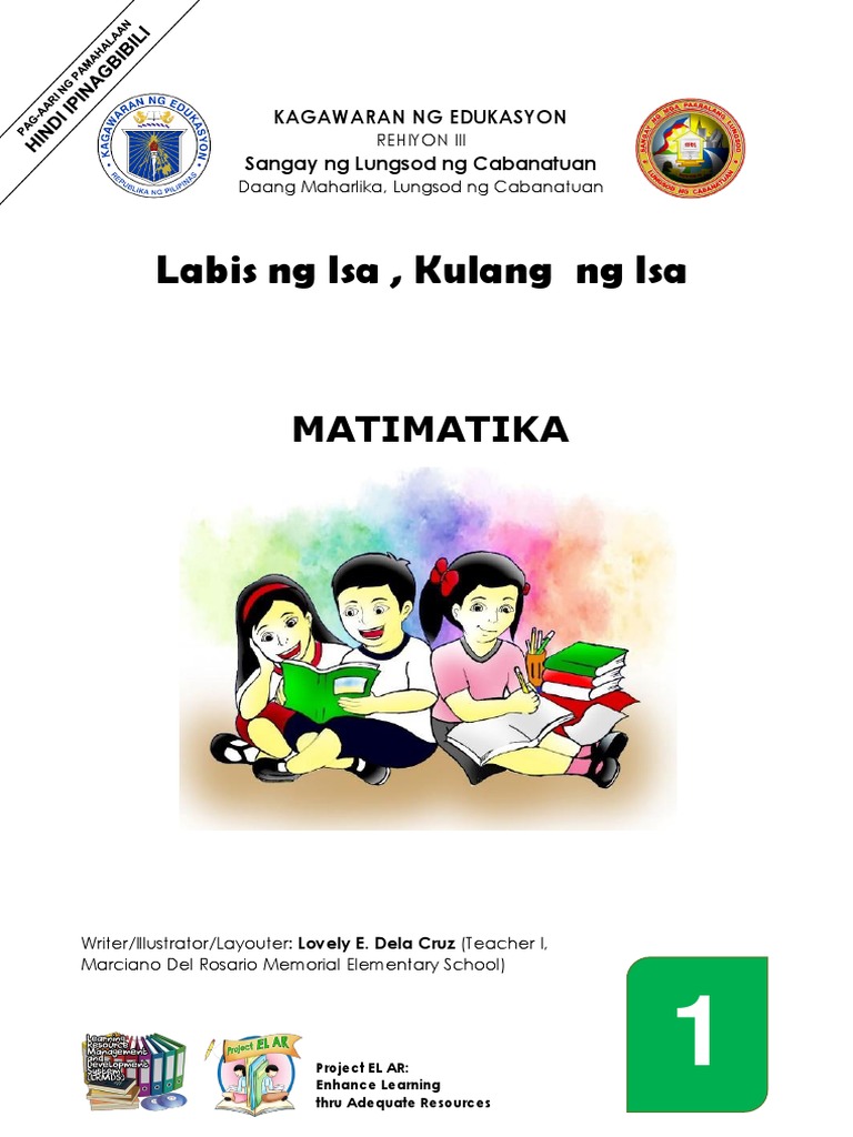 Labis NG Isa, Kulang NG Isa: Matimatika | PDF