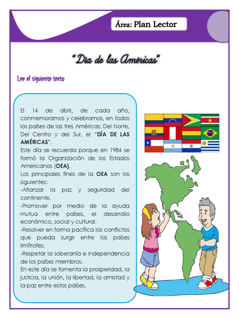 Día de las Américas: Celebración y Fines | PDF | Viajes y turismo