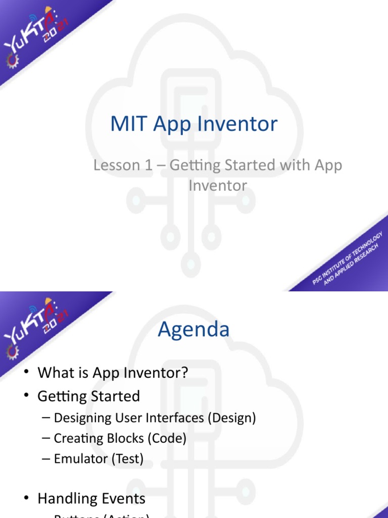 MIT App Inventor | PDF | Android (Operating System) | Mobile App